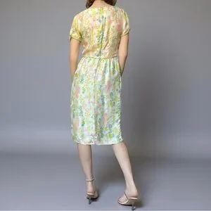 Vintage | Dresses | Vintage 6s 70s Pastel Floral Midi Dress Colony ...